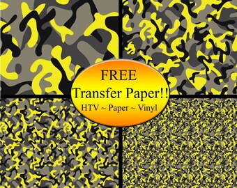 Red Camo Pattern Printed HTV Red Camo Adhesive Vinyl Red | Etsy