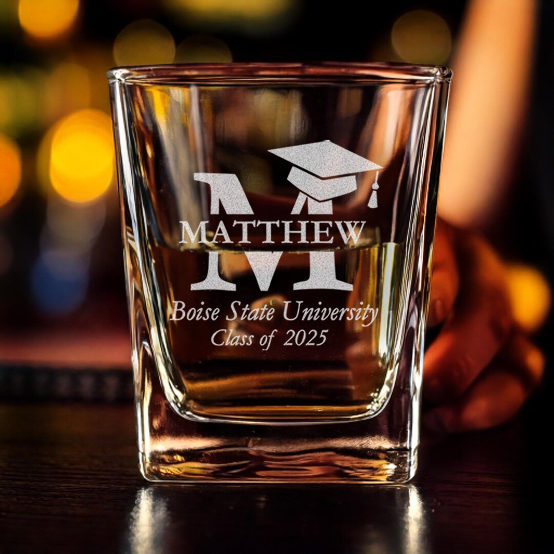 Graduation Shot Glass, Class of 2025 Gift, Personalized Shot Glass ...