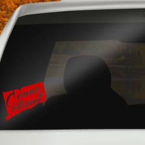 Connecticut Car Decal - Removable Vinyl Car Decals of Connecticut State ...