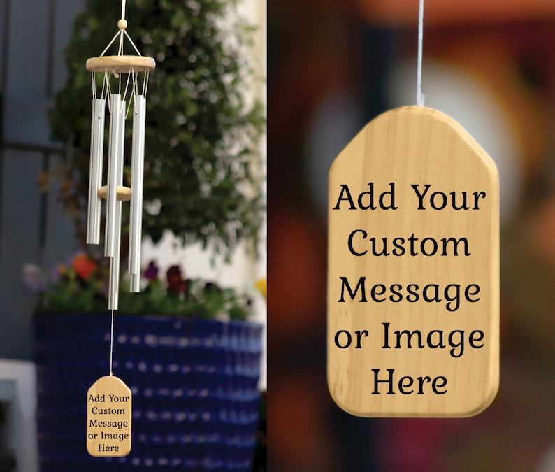 Personalized Wind Chime Custom Wind Chime Bamboo Wind Chime - Etsy