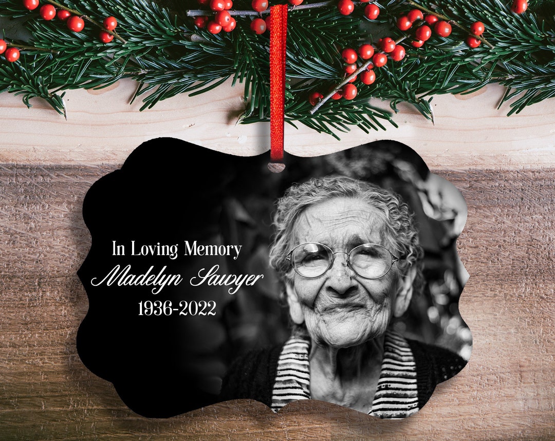 In Loving Memory Christmas Ornament, Custom Christmas Ornament ...