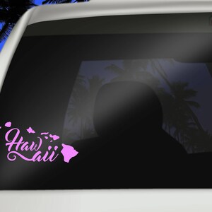 Hawaii Car Decal - Removable Vinyl Car Decals of Hawaii State - Etsy