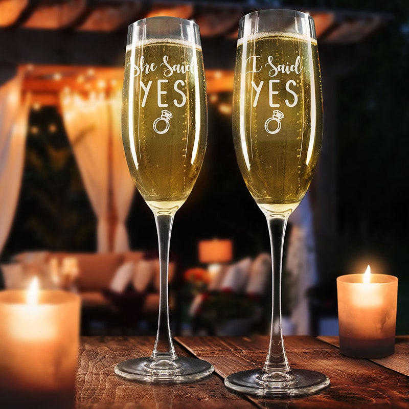 She Said Yes Banner - Etsy
