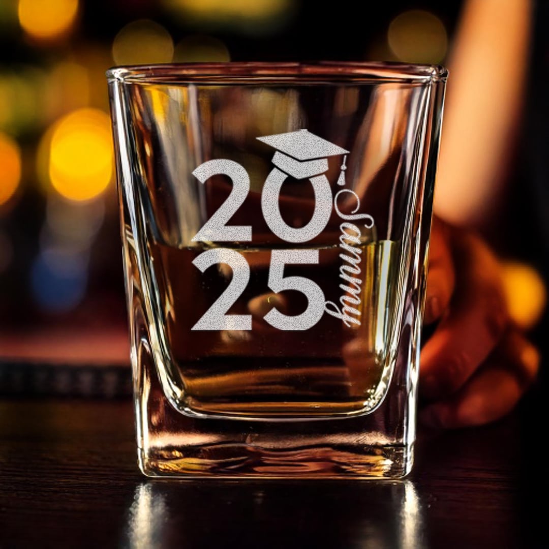 Graduation Shot Glass, Class of 2025 Gift, Personalized Shot Glass ...
