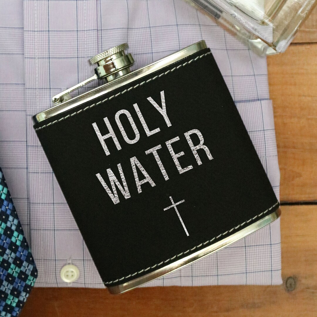 Holy Water Flask - Funny Flask - Gift for Him - Funny Gifts for Him - Etsy