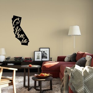 California Wall Decal - Small & Large Removable Vinyl Wall Decals of ...