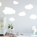 Cloud Decals on Removable Vinyl Cloud Wall Decal Cloud Nursery Wall ...