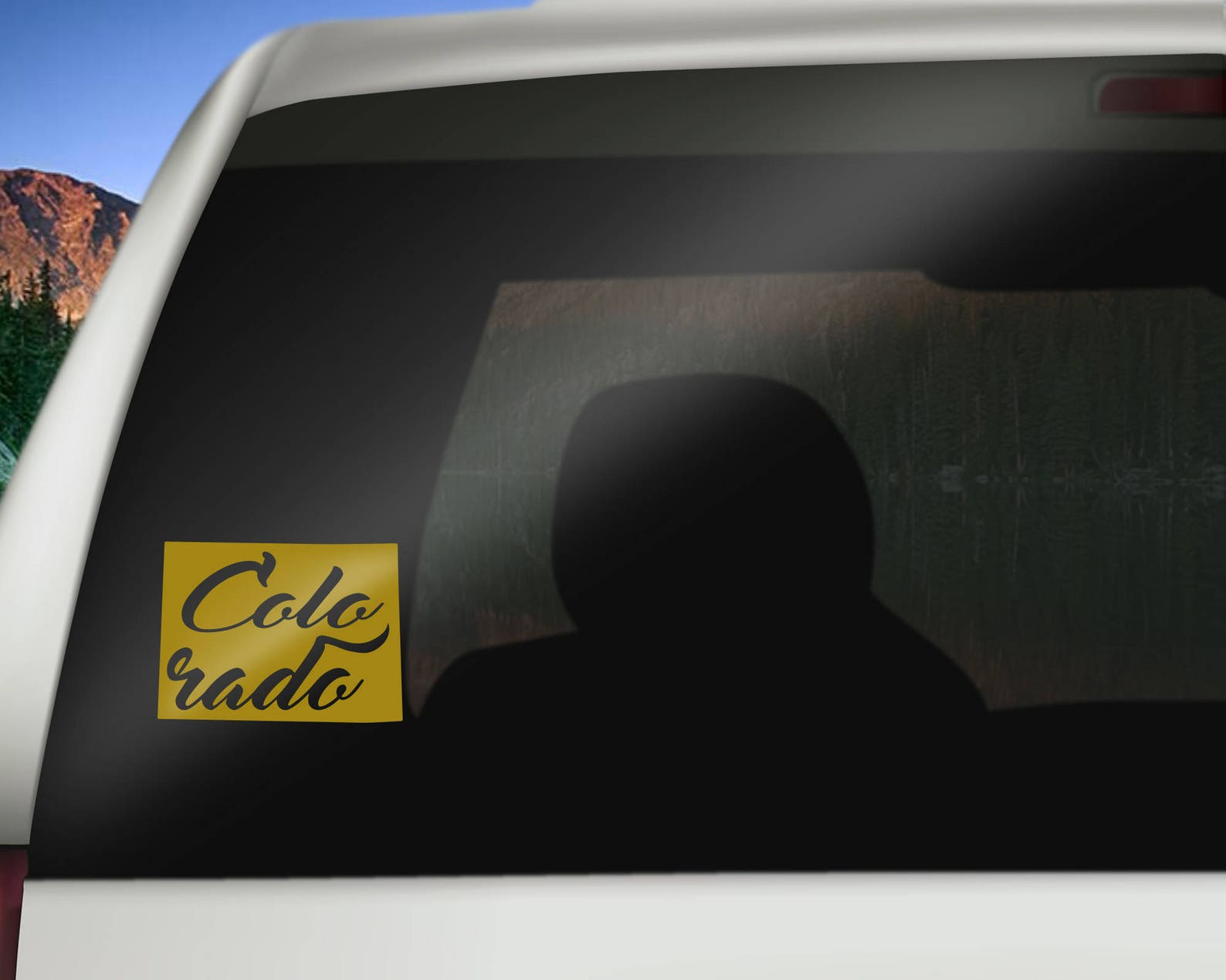 Colorado Car Decal Removable Vinyl Car Decals of Colorado State - Etsy