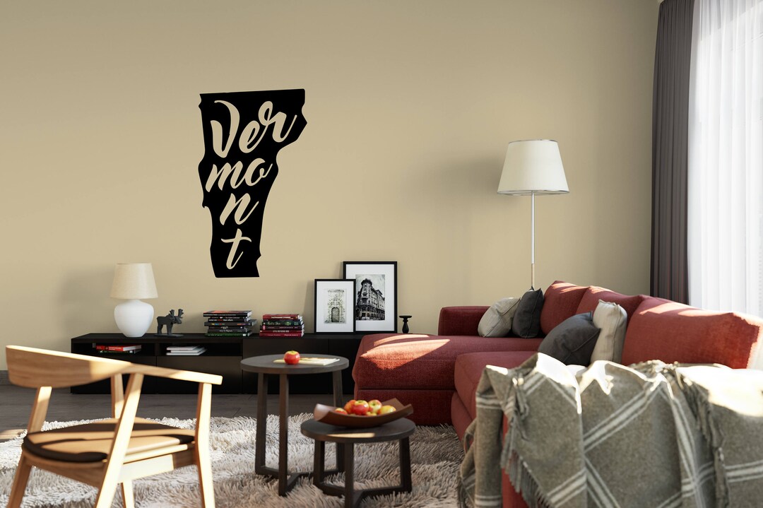 Vermont Wall Decal - Small & Large Removable Vinyl Wall Decals of ...