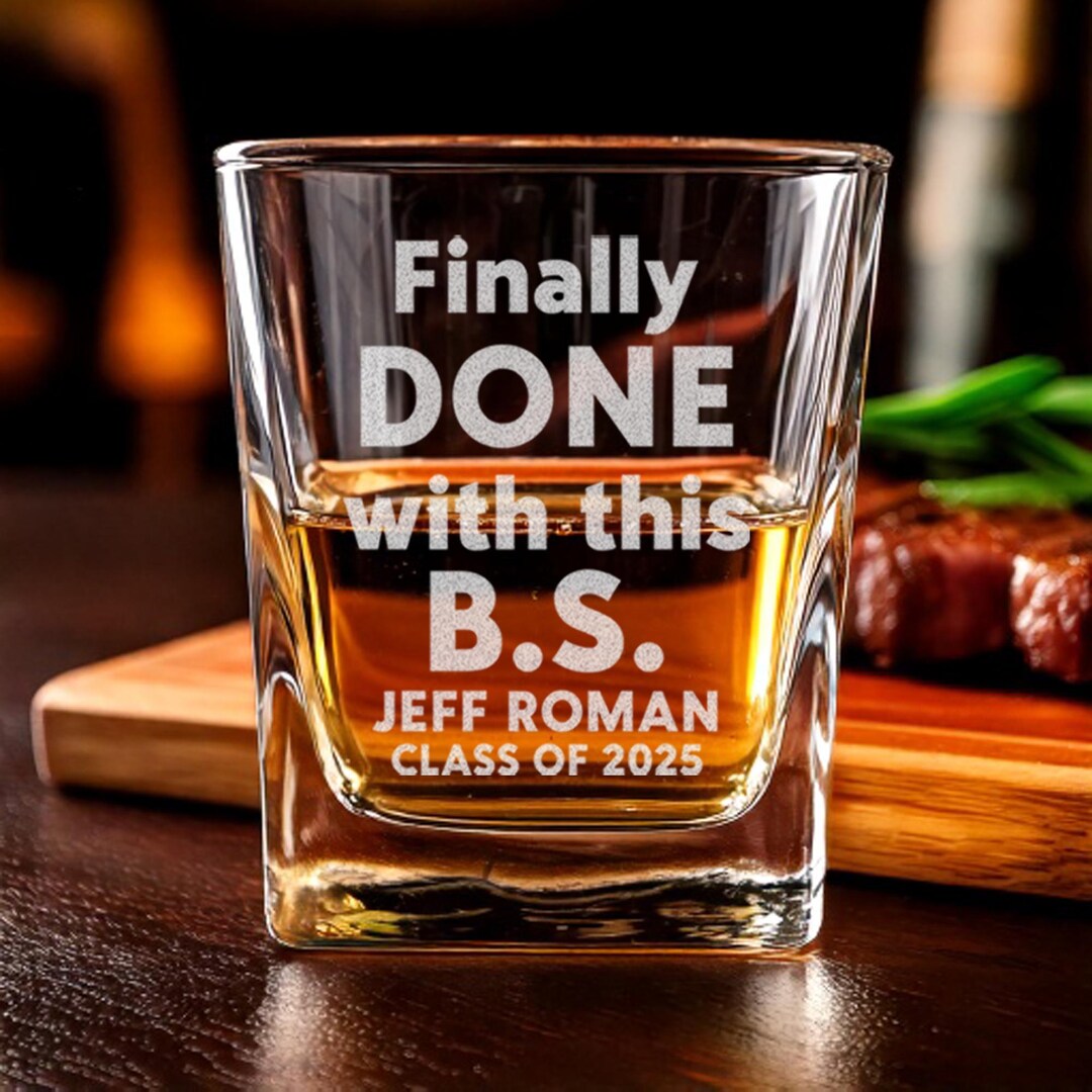 Graduation Shot Glass, Class of 2025 Gift, Personalized Shot Glass ...