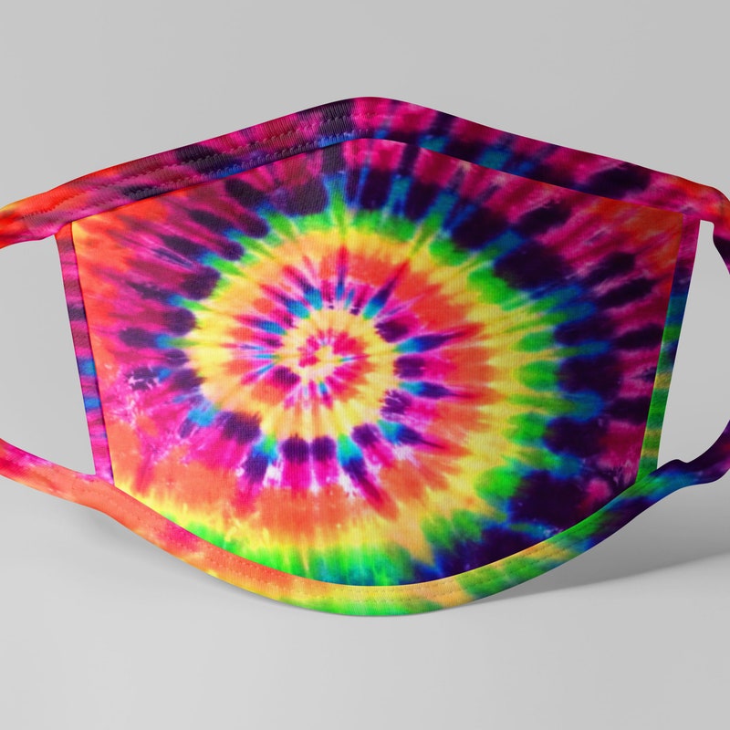 Tie Dye Face Mask - Etsy