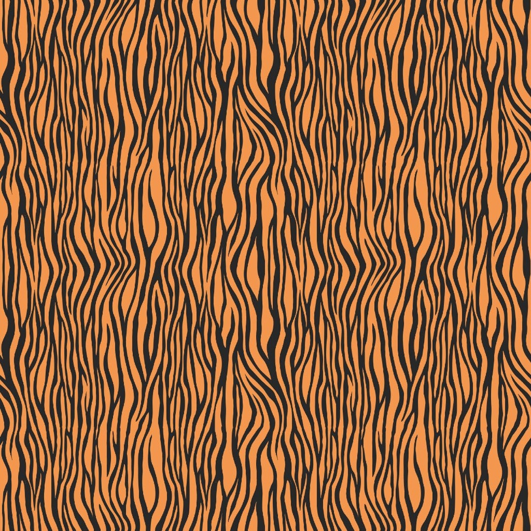 Tiger Stripes Pattern Printed HTV Adhesive Vinyl Patterned Vinyl ...