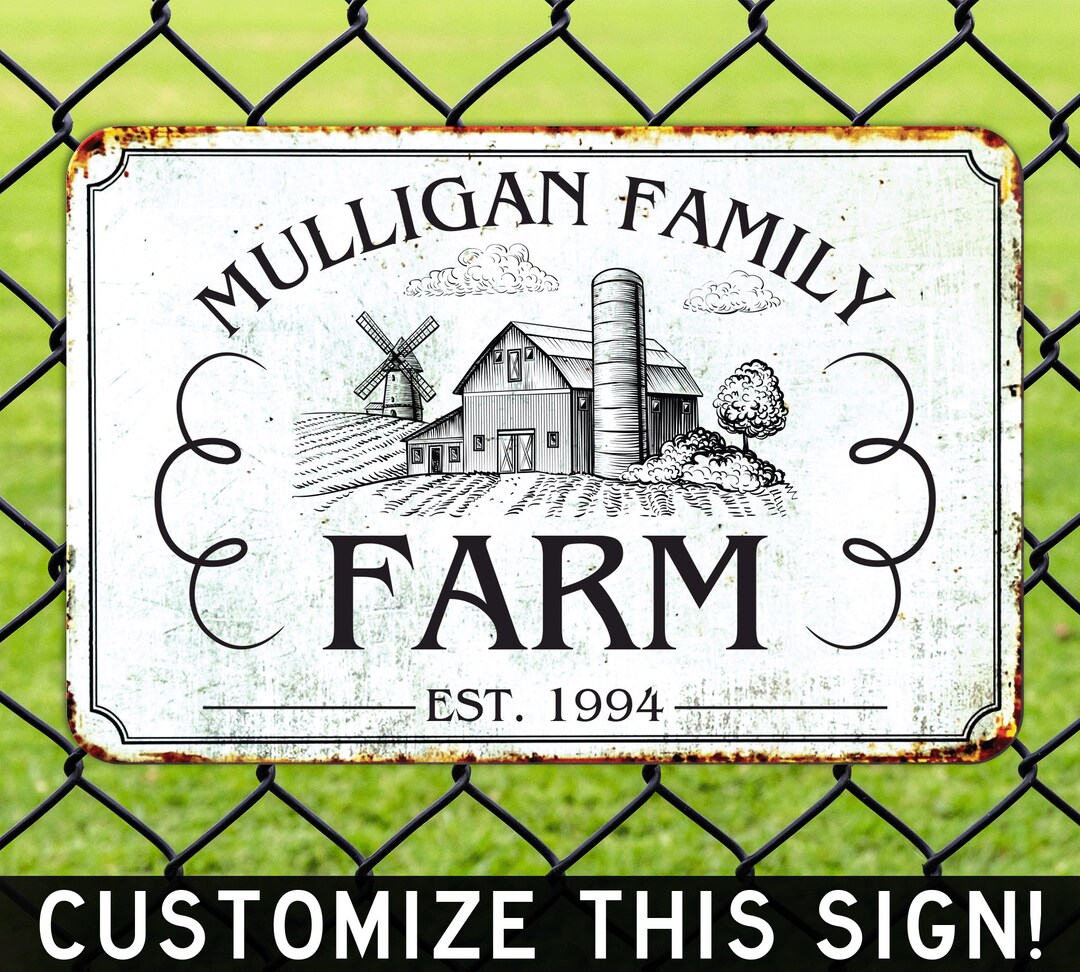 Custom Aluminum Address Sign, Personalized Aluminum Sign, Personalized ...