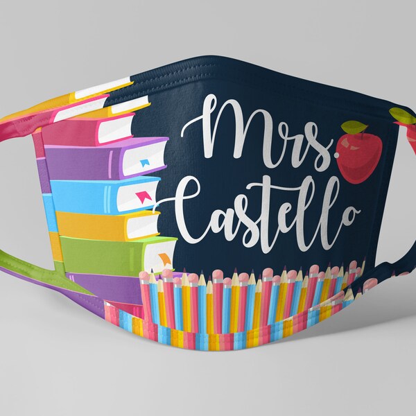 Teacher Face Covering - Etsy