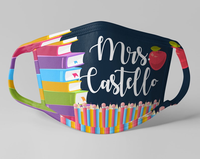 Teacher Face Mask Double Layer Washable Reusable Face Mask | Etsy