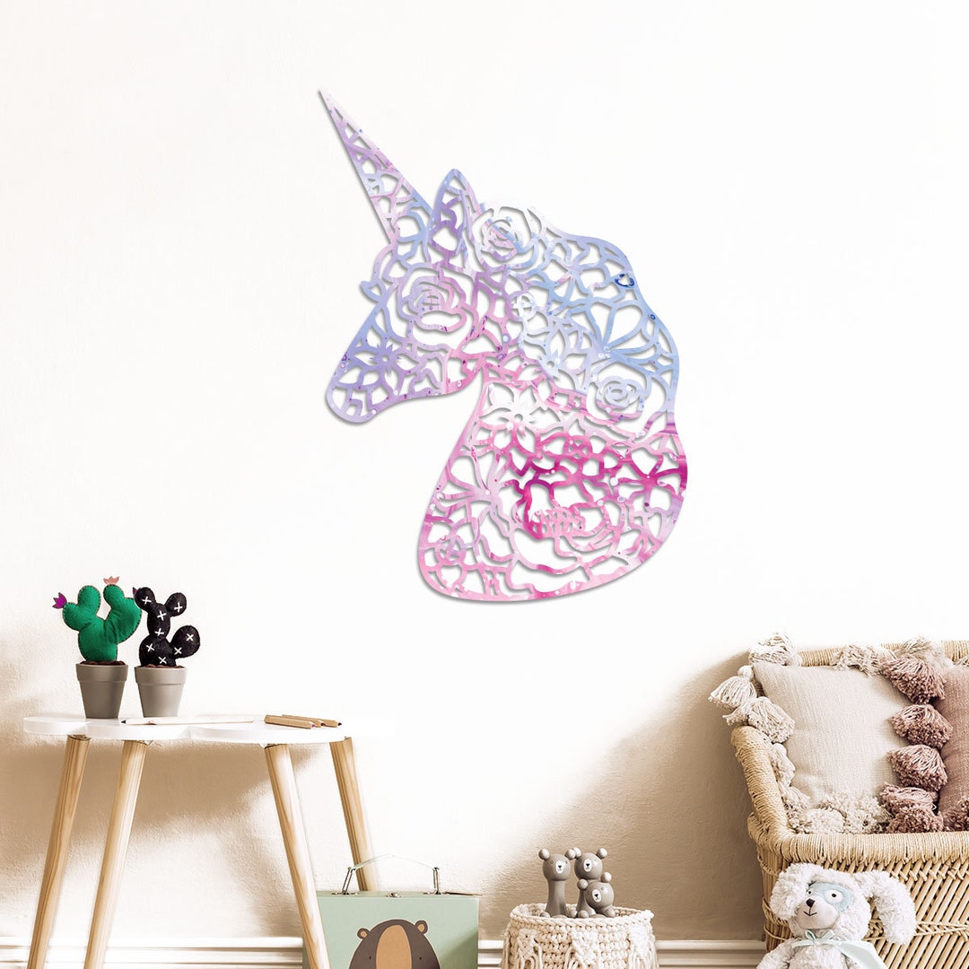 Metal Unicorn Sign, Personalized Unicorn Sign, Unicorn Sign ...