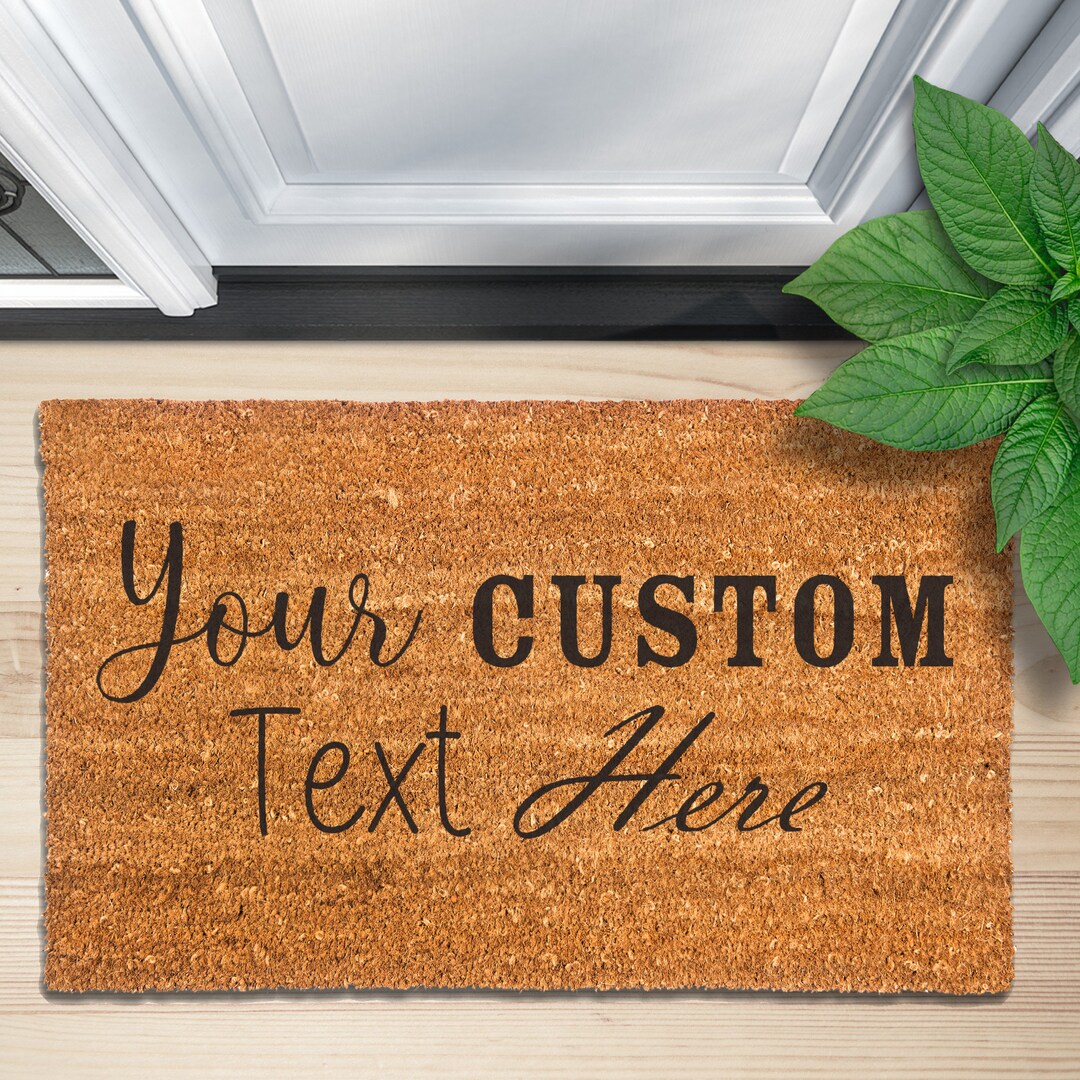 Personalized Doormat, Welcome Doormat, Housewarming Gift, Wedding Gift ...
