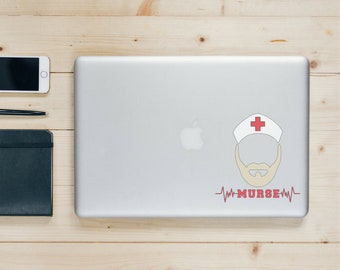 Funny Nurse Car Laptop Decal - Etsy