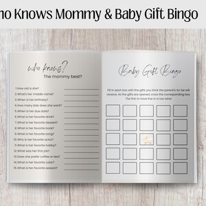 Baby Shower Games Printable Booklet, Printable Baby Shower Games, 12 ...