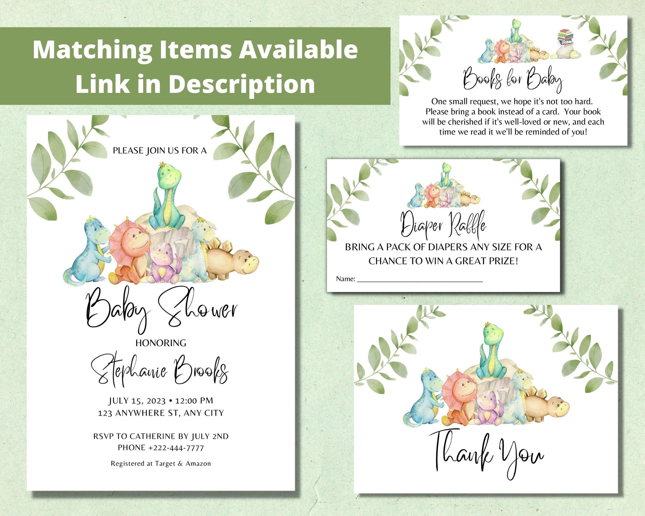 Word Search Dinosaur Baby Shower Game, Dino Baby Shower Game, Gender ...