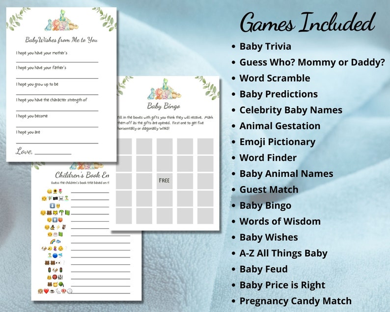 17 Dinosaur Baby Shower Games, Dino Baby Shower Games, Dinosaur Baby ...