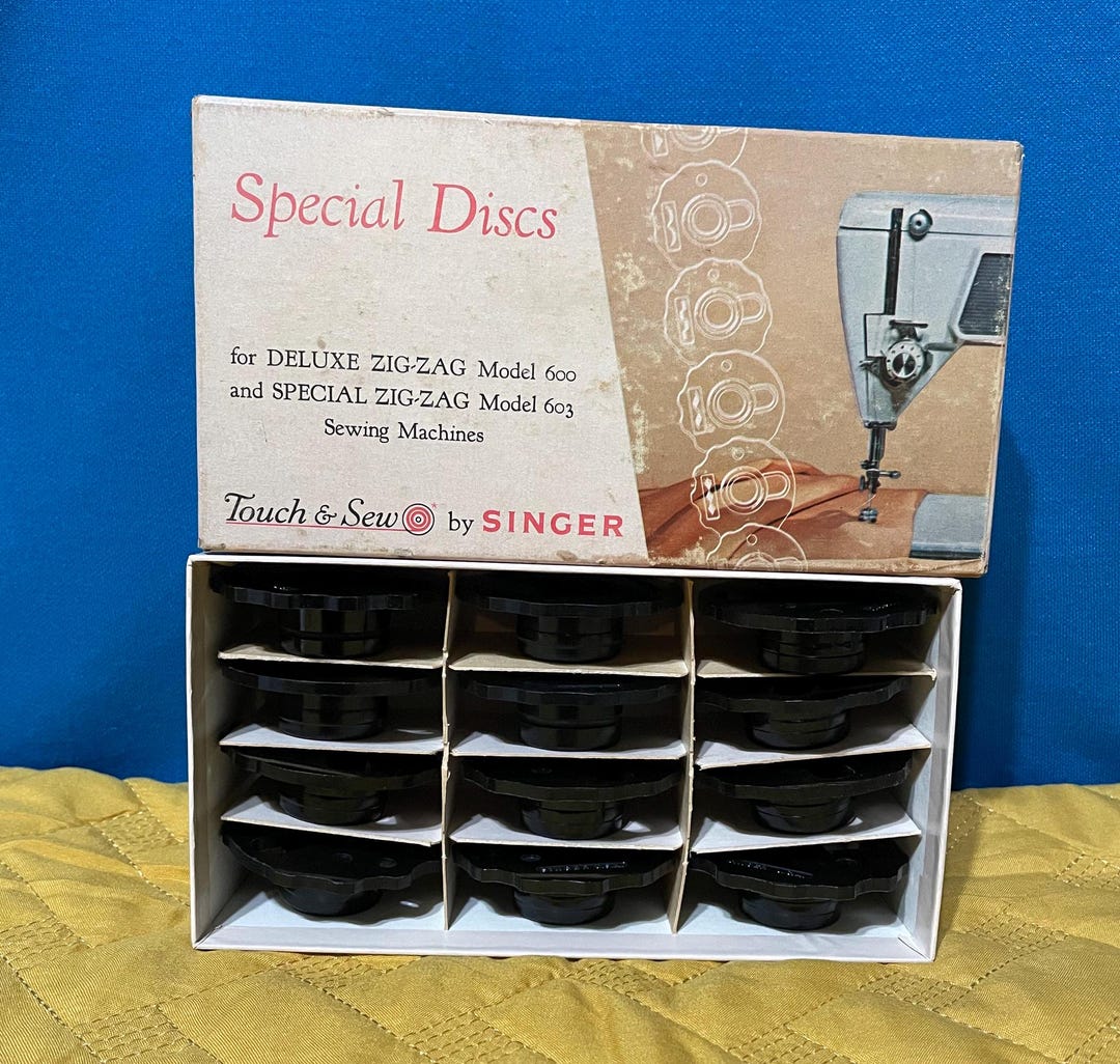 Vintage Singer Sewing Discs Cams to Make Decorative Stitching Touch and ...