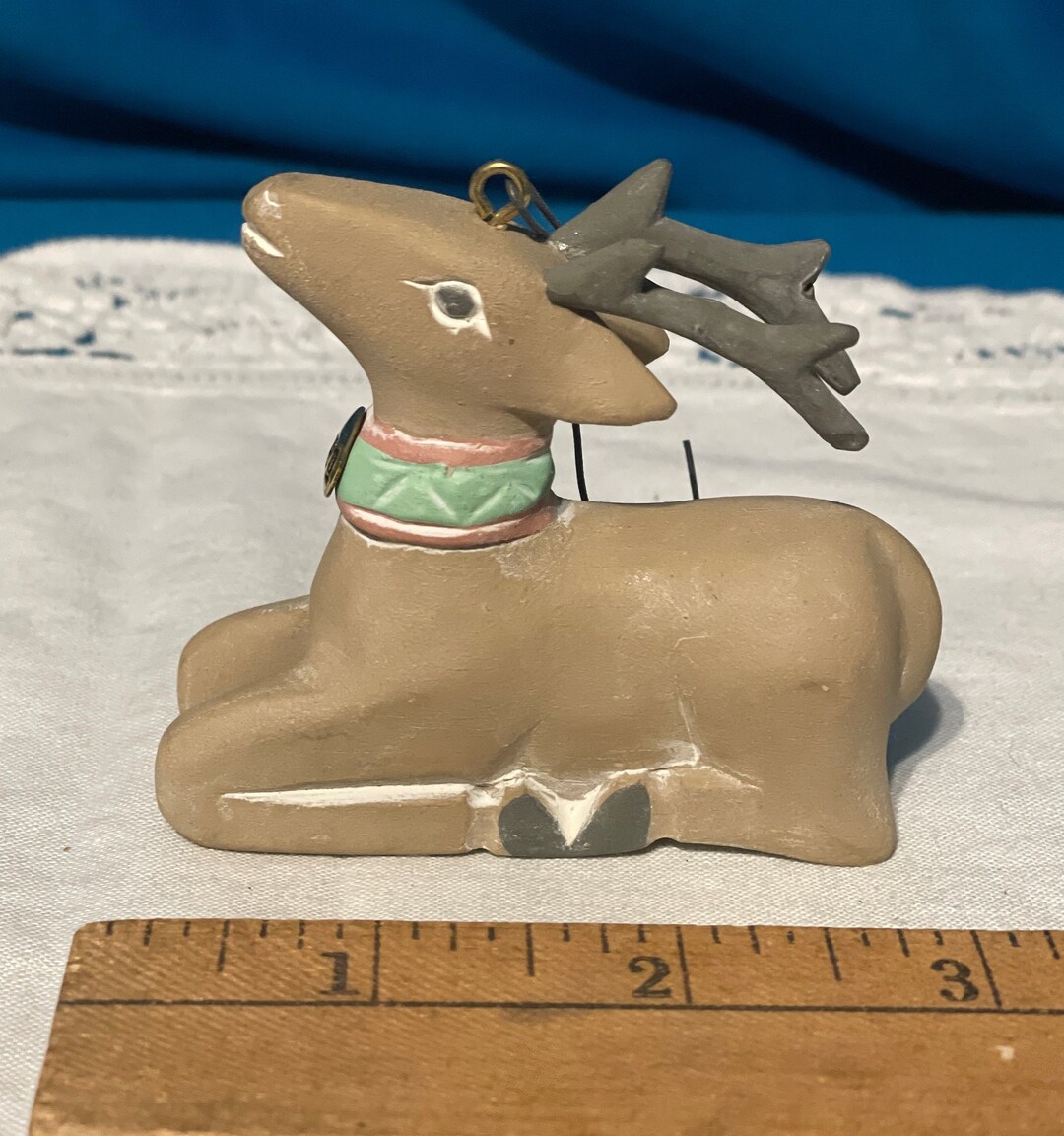 Vintage Hallmark Ornament, Reindeer, 1991, Holiday Decor. Rare Find - Etsy