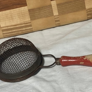 Vintage Small Sifters With Wooden Handles Selections Are - Etsy