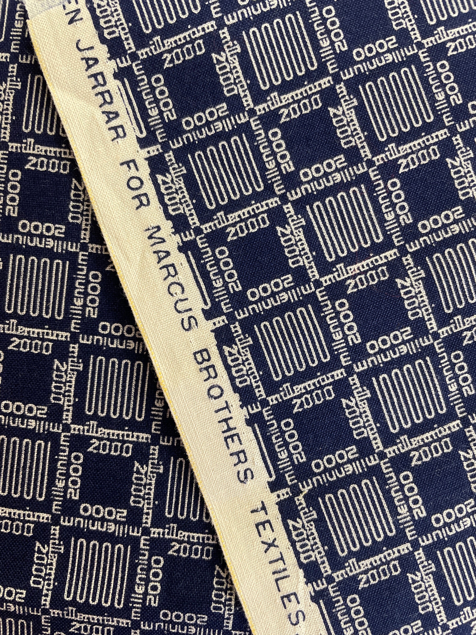 Millennium Fabric, 2000, 100% Cotton, by Marcus Brothers Textiles. - Etsy