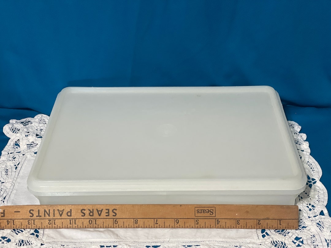 Vintage Tupperware Oblong Storage Keeper With Lid, 80’s Era, Preowned ...