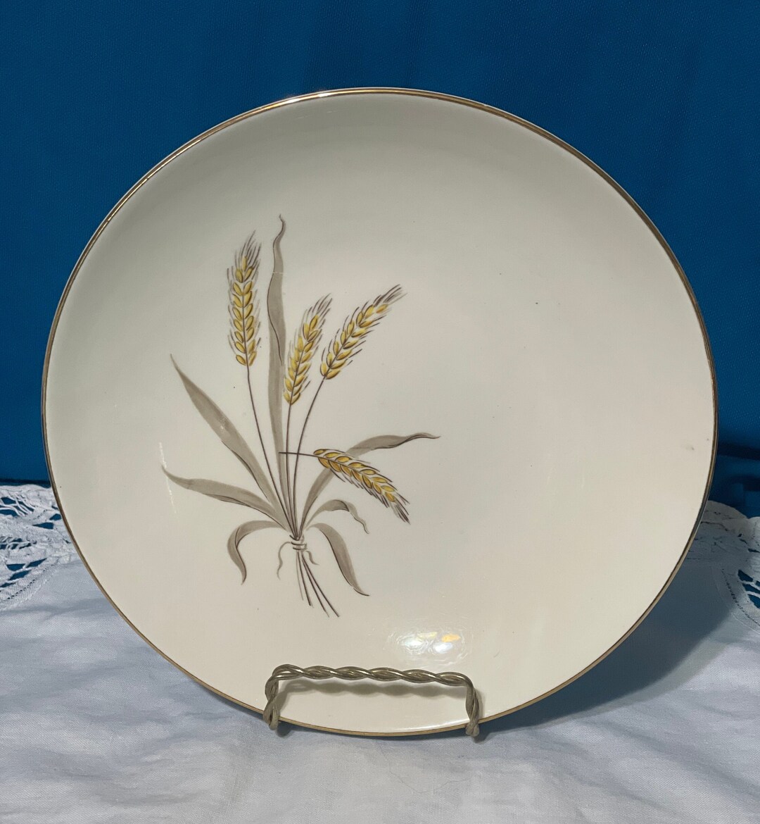 Vintage Cunningham & Pickett Wheat Spray Soup/salad Bowl. 8.25 ...