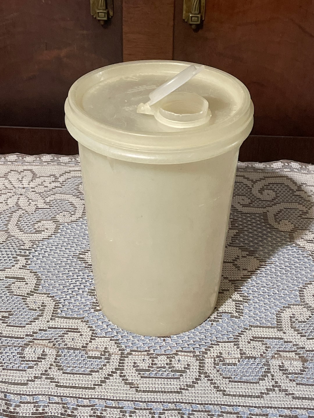 Vintage Tupperware, Tupper Seal Canister, Millionaire Line, Dated 1955 ...