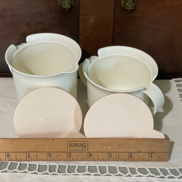 Tupperware Sugar and Creamer - Etsy