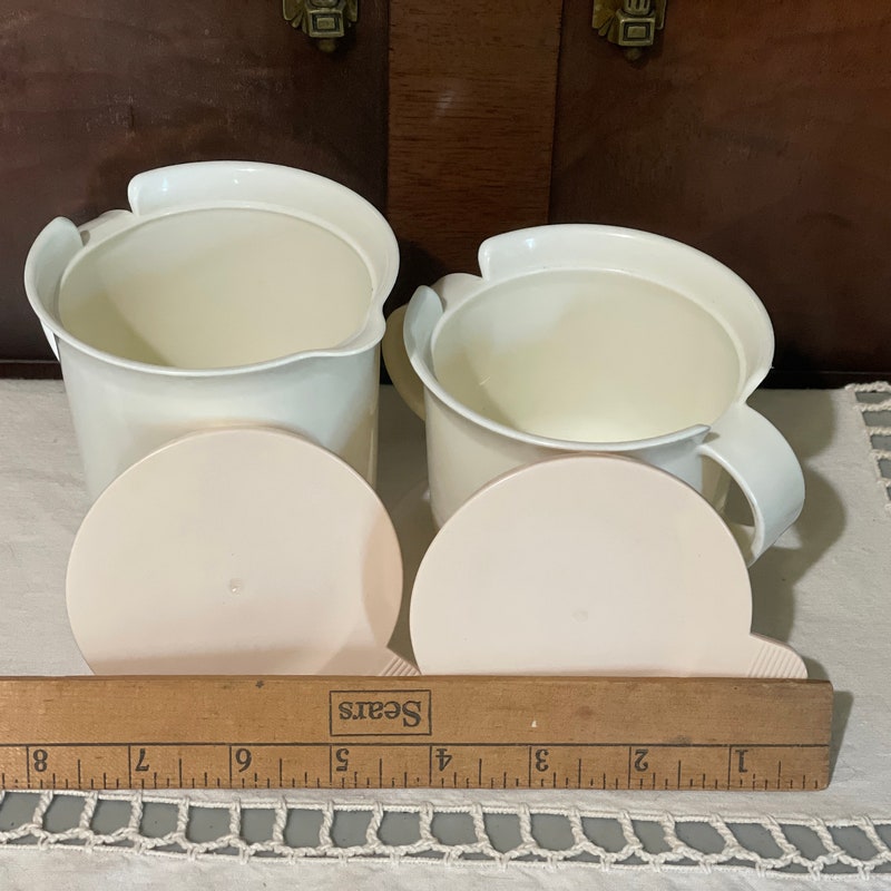 Tupperware Sugar and Creamer - Etsy