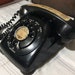 Vintage Automatic Electric Desk Phone, Classic Black, 1962, Rare Find ...