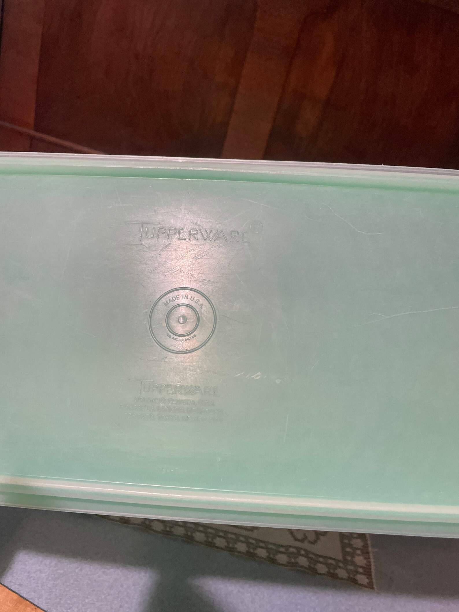 Vintage Tupperware Green Bread Keeper Veggie Keeper Preowned - Etsy