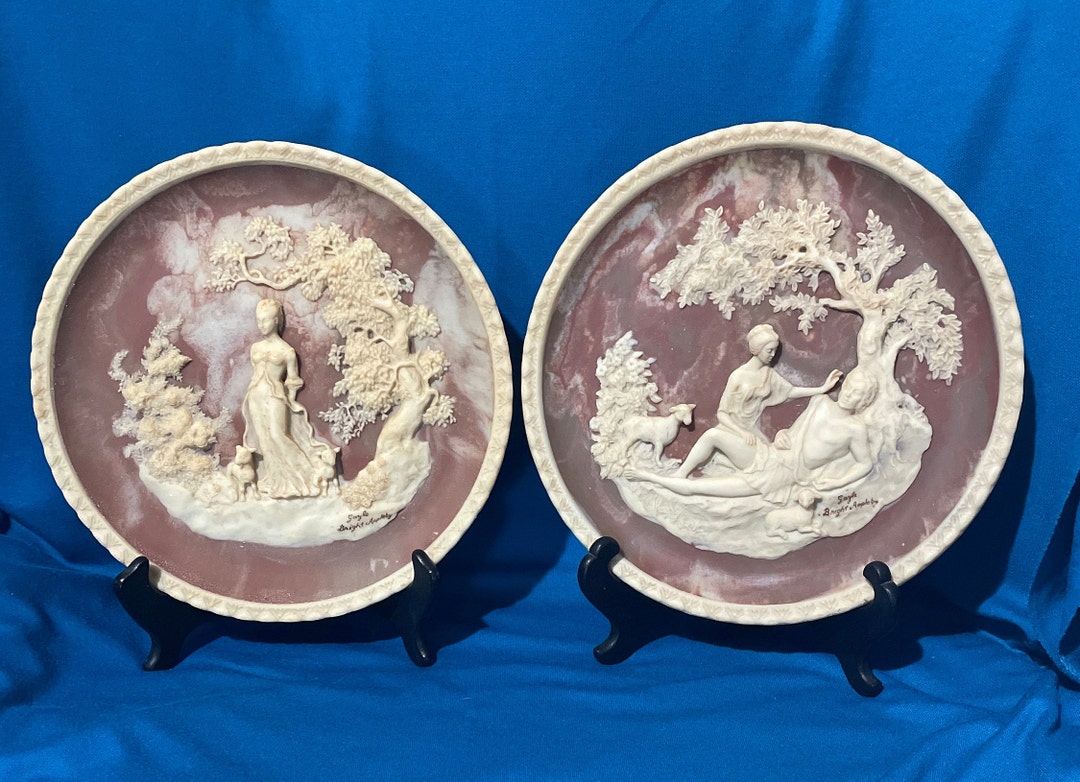 Incolay Studio Sculptured Decorative Plate, 70’s Era, ‘A Thing of ...