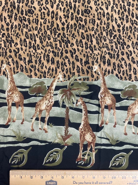 Giraffe Animal Print Border