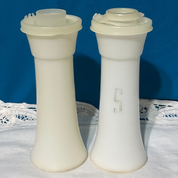 Tupperware Salt and Pepper Shakers - Etsy