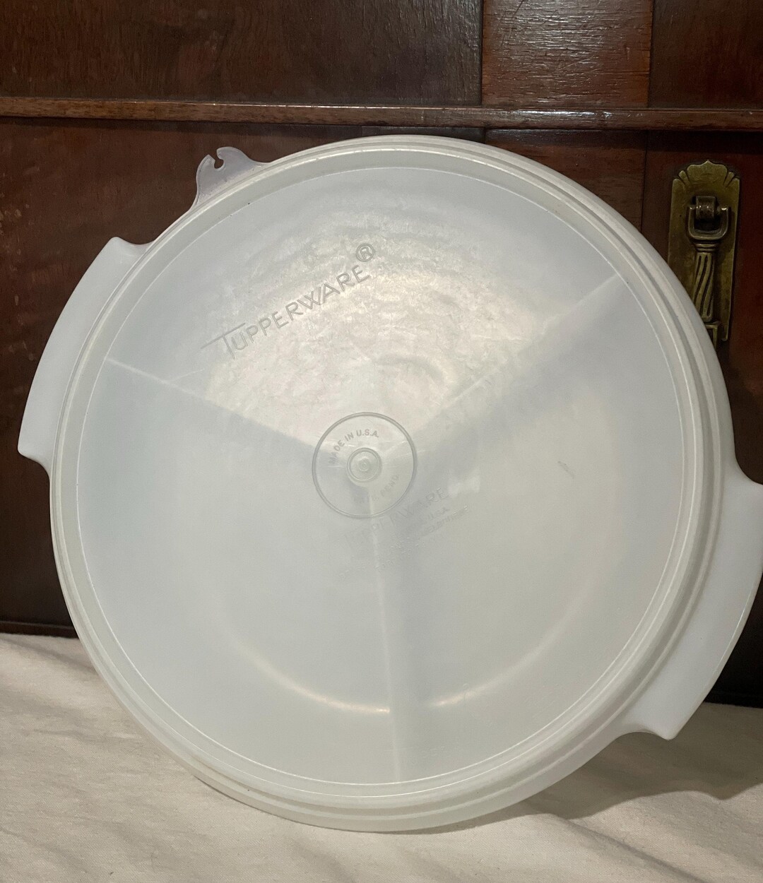 Vintage Tupperware Divider Tray, Party Tray With Lid, Preowned in ...