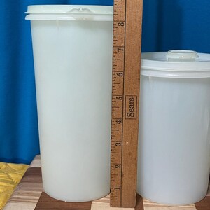 Vintage Tupperware Tall & Short Storage Containers, Options on Lid ...