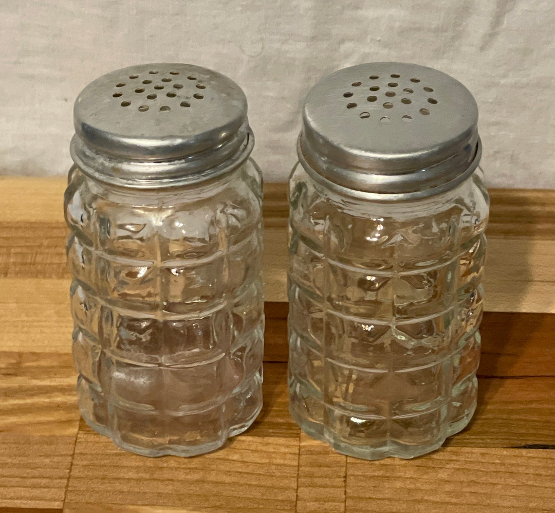 Vintage Salt and Pepper Shakers, Sold as Set of 2, Anchor Hocking ...