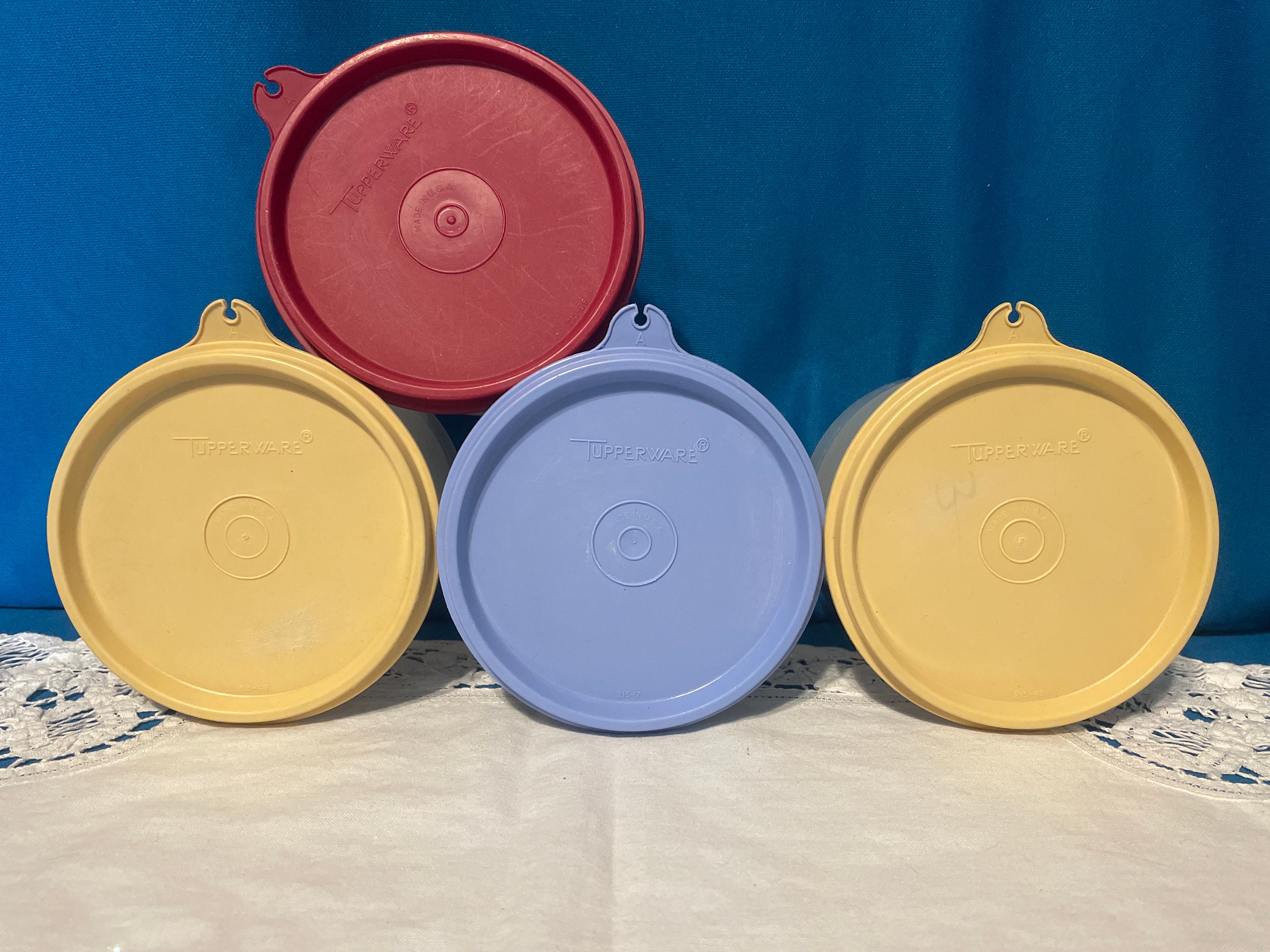 Vintage Tupperware Storage Containers, Set of 4, Preowned, 80's Era - Etsy