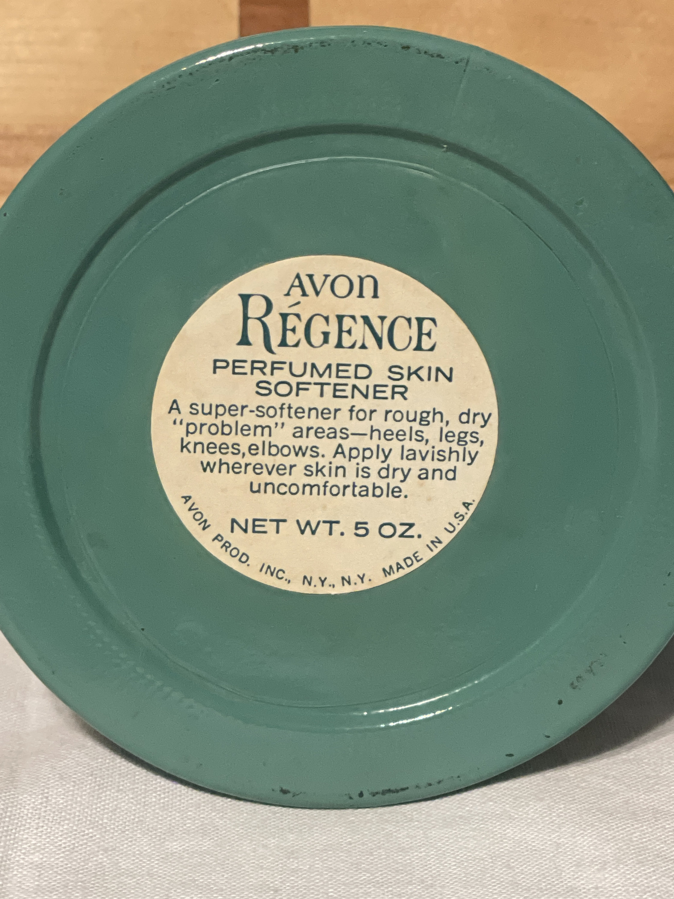Vintage Avon Bottle, Regence Skin Softener, Green Glass Bottle, 70’s ...