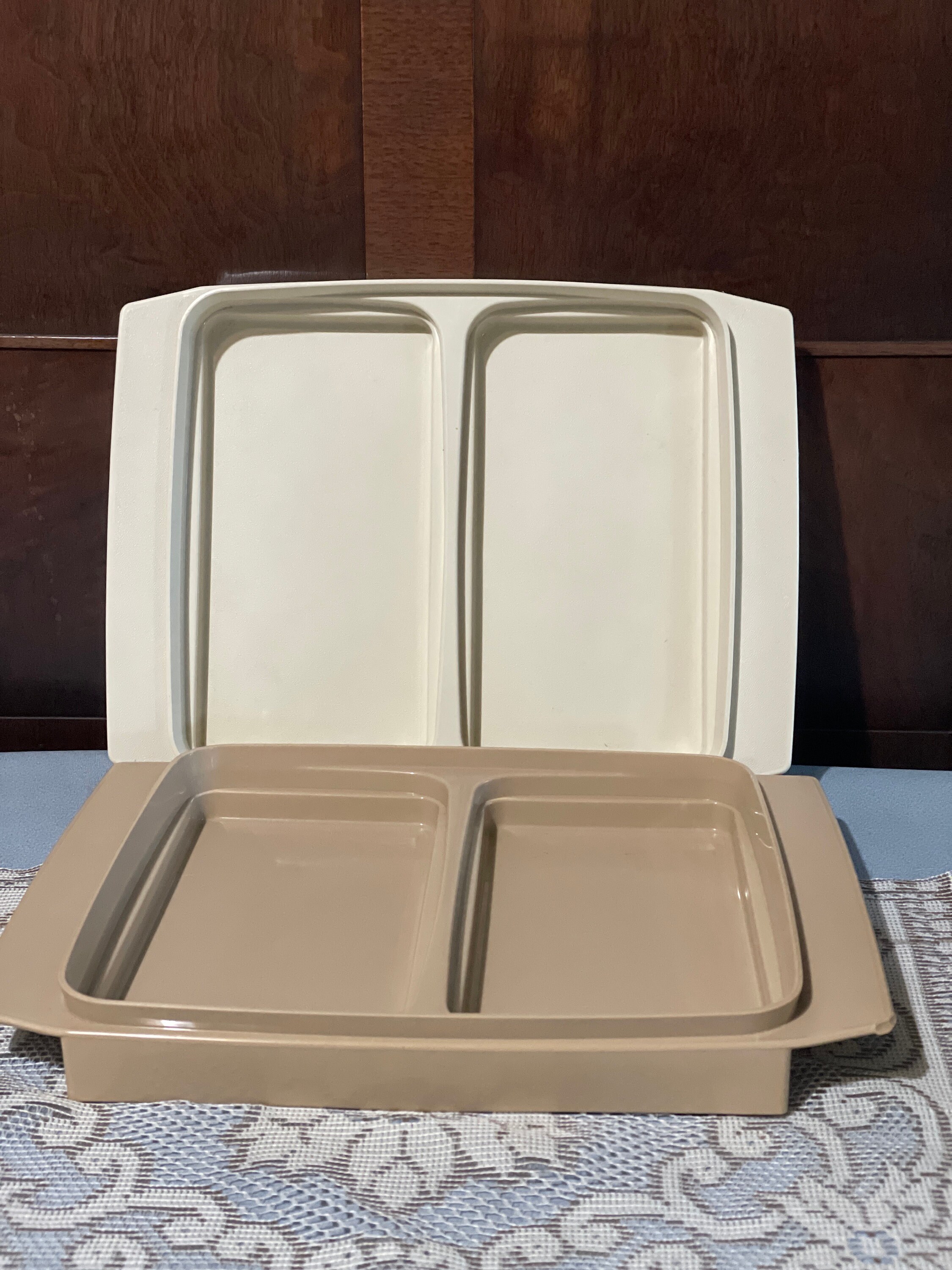 Vintage Tupperware Egg Servers, Choose From Tan or Cream Colored ...