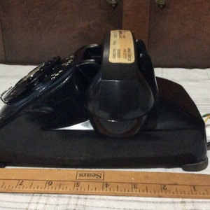 Vintage Automatic Electric Desk Phone, Classic Black, 1962, Rare Find ...