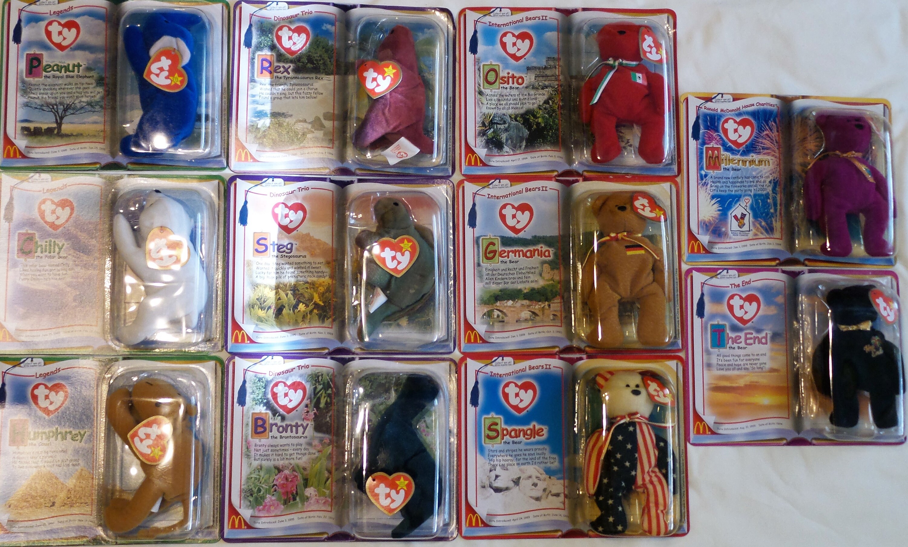 Ty Beanie Babies Collectors Edition Mcdonalds Set of 11 - Etsy
