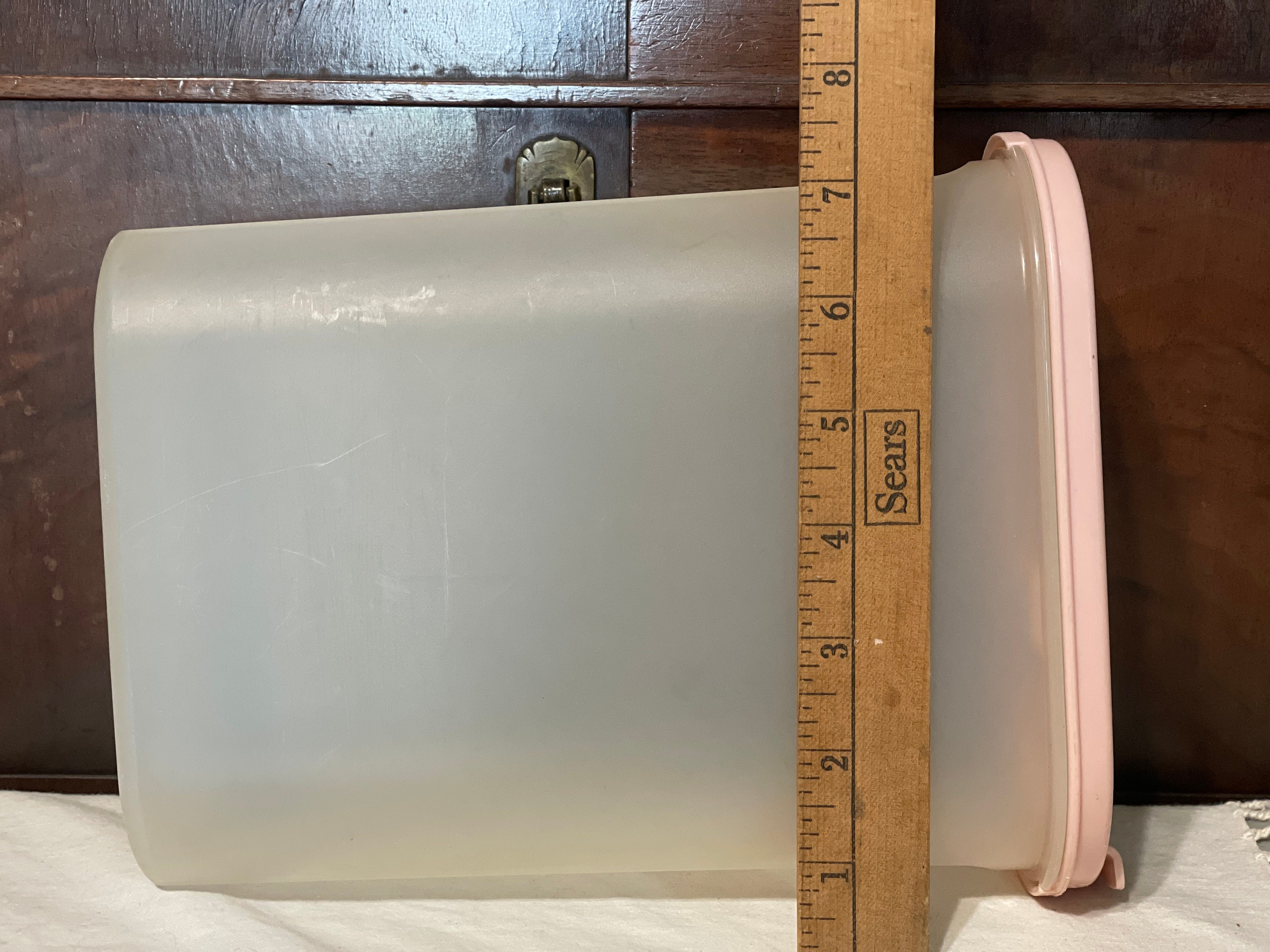 Vintage Tupperware Modular Mate Food Keeper, Opaque With Pink Lids ...