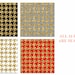 Gold glitter houndstooth pattern digital paper seamless | Etsy