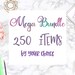Mega bundle big huge bundle clipart on sale fantastic deal | Etsy